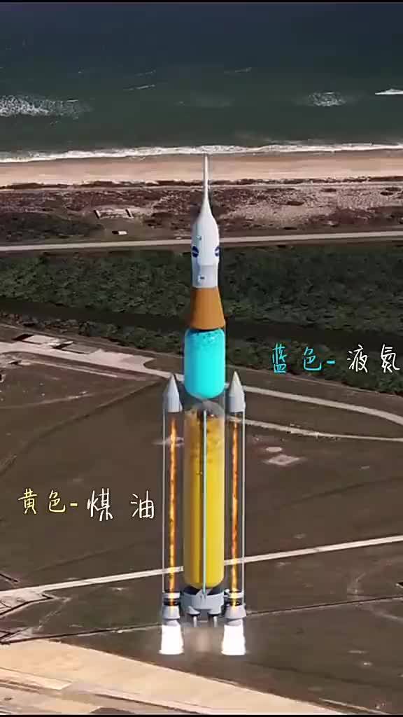 火箭发射动画,从点火到升天