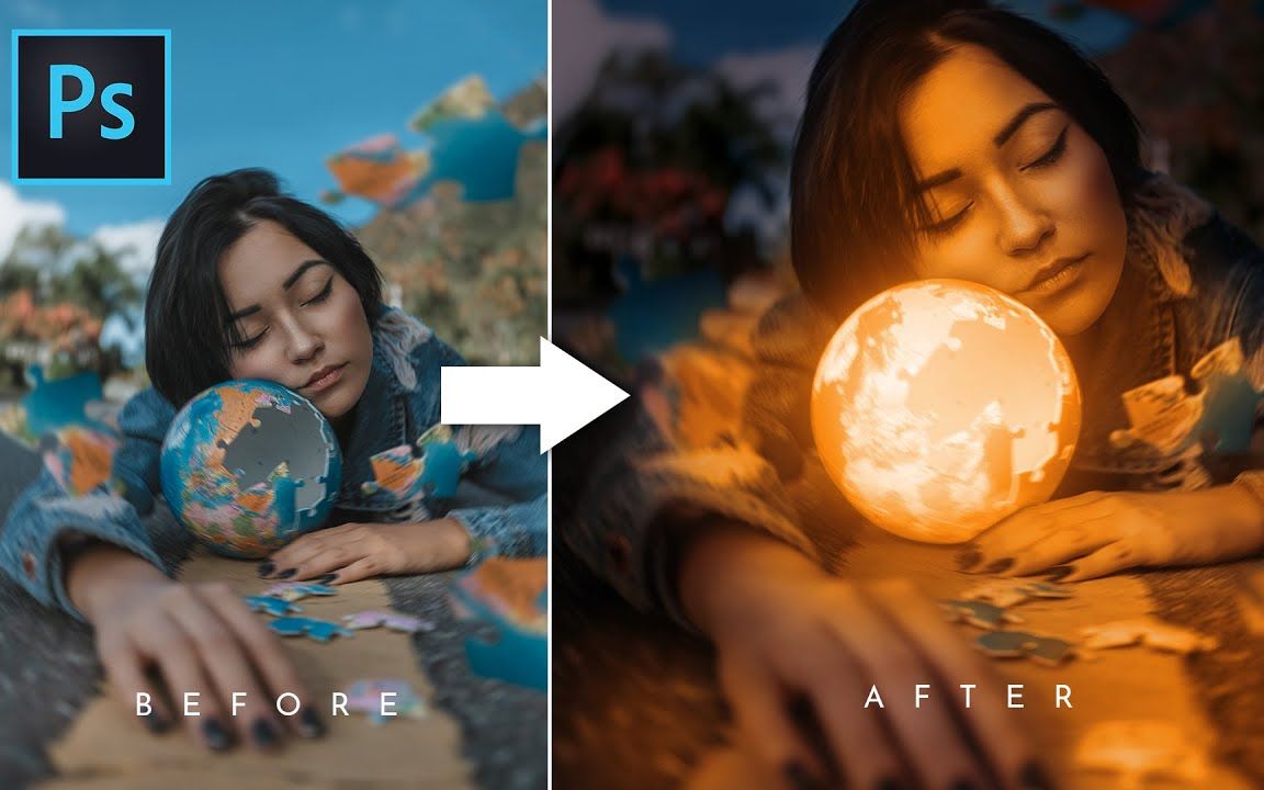 【PS教程】如何在Photoshop中让物体发光|发光的物体| Photoshop...