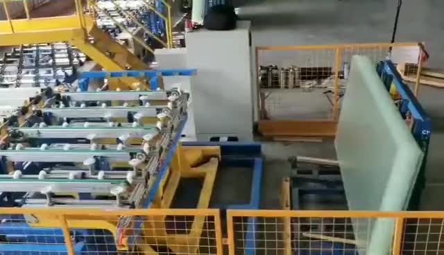 光伏玻璃自动上下片连线#玻璃机械 #光伏自动化设备