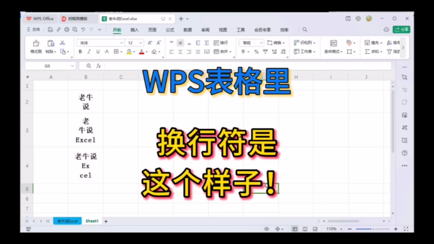 为你揭秘,换行符在WPS表格里的真容!