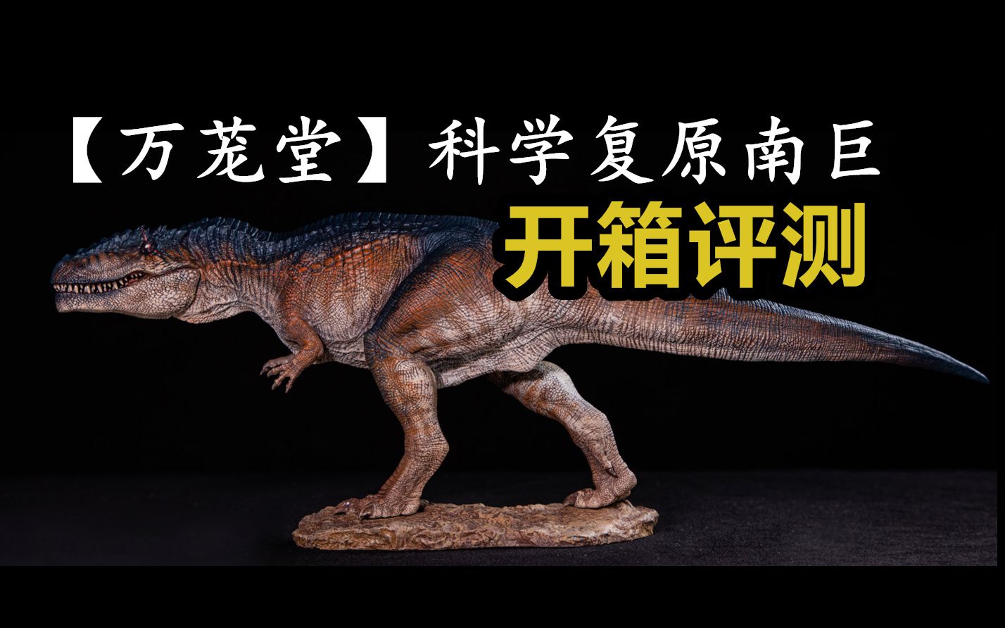 【梅男】独眼破坏神?万茏堂-科学复原南方巨兽龙 开箱评测!