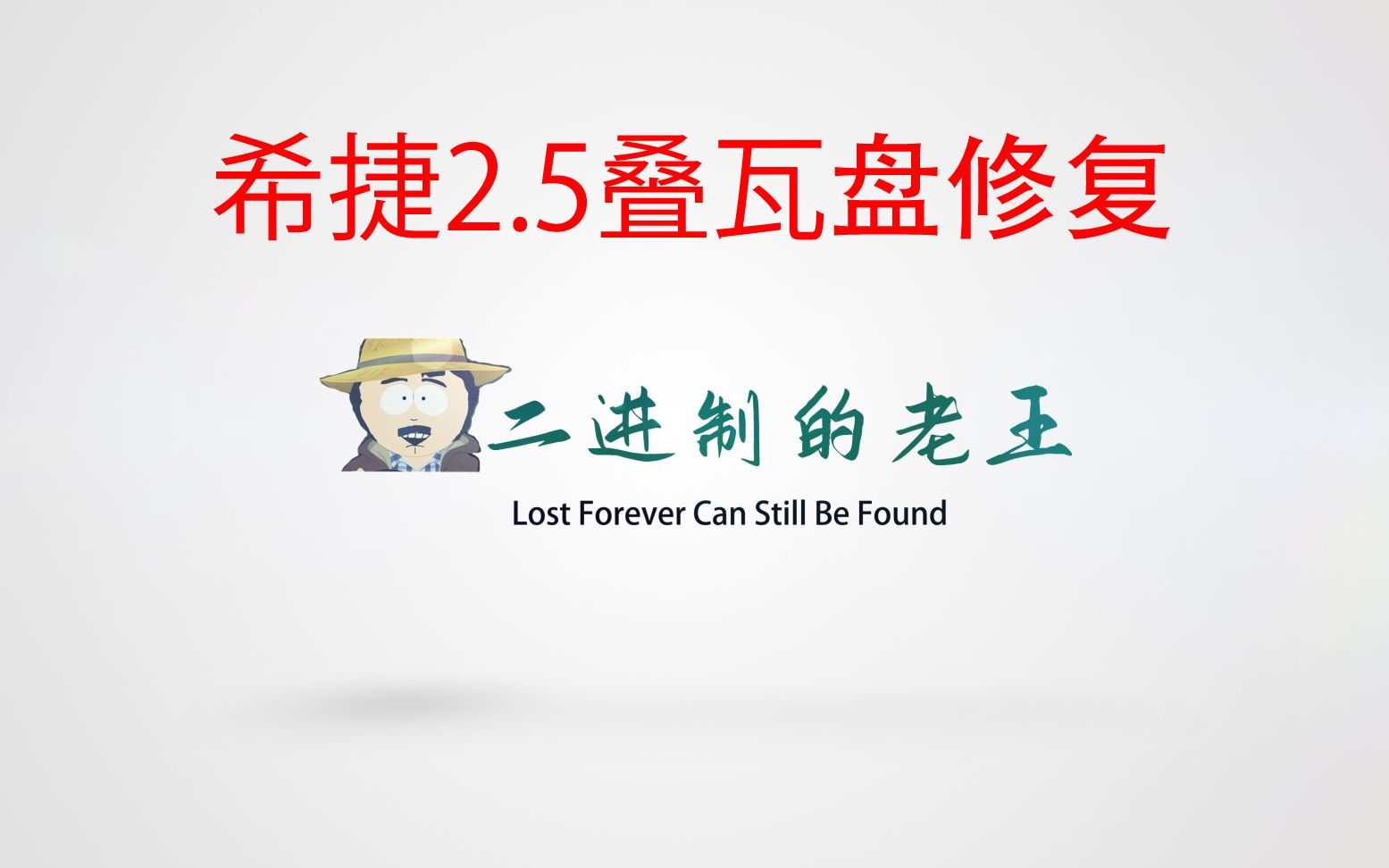 【数据恢复】希捷2.5叠瓦盘修复