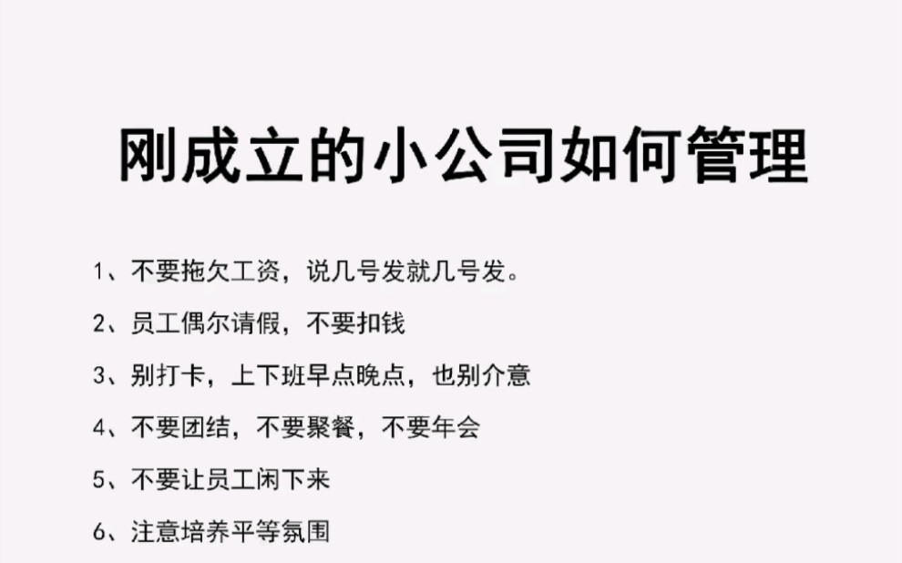 刚成立的小公司如何管理?#企业管理 #团队管理 #企业管理培训