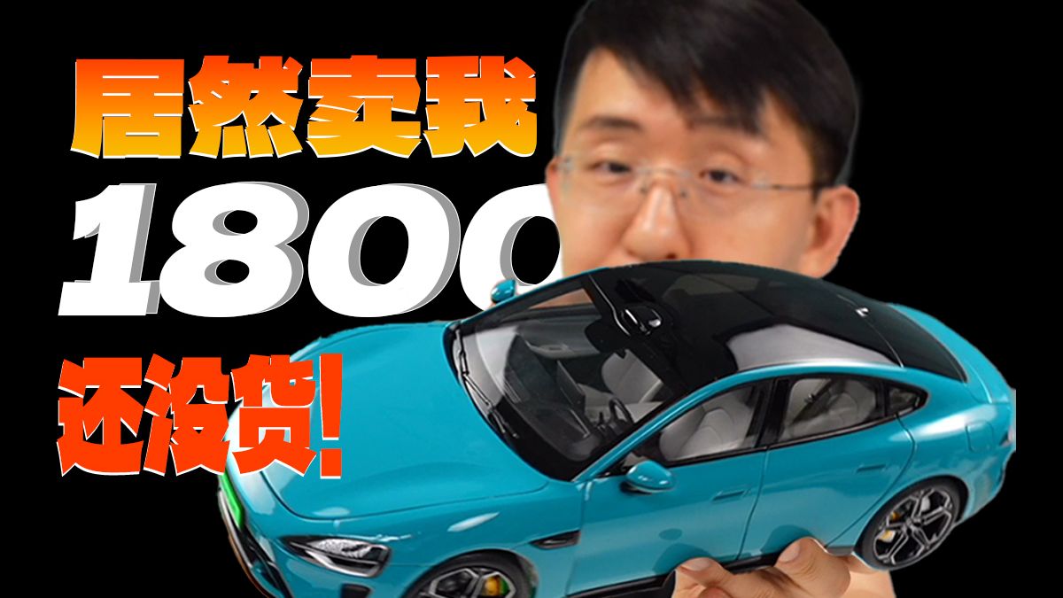 【大家测】服了!小米SU7·车模居然被黄牛炒到1800? 一气之下买来5个