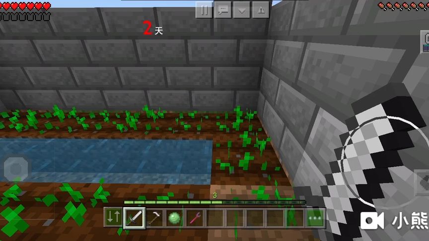 我的世界种田生存第一期,僵尸就是拉呀,根本打不过弓弩炮