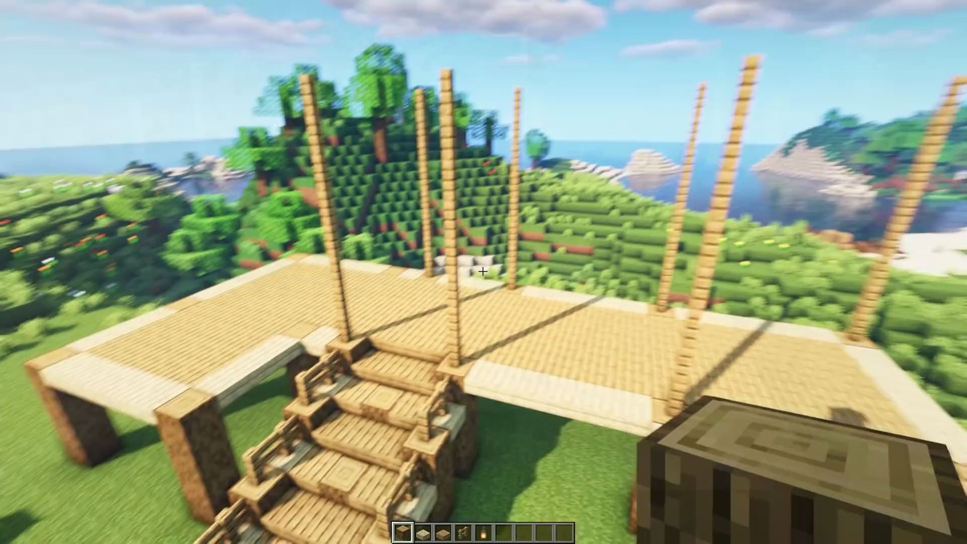 【我的世界搭建教程:如何搭建简单的生存木屋第100期】(授权转载学习)