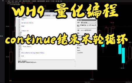 continue结束本轮循环