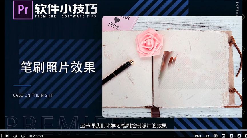 笔刷绘制照片效果