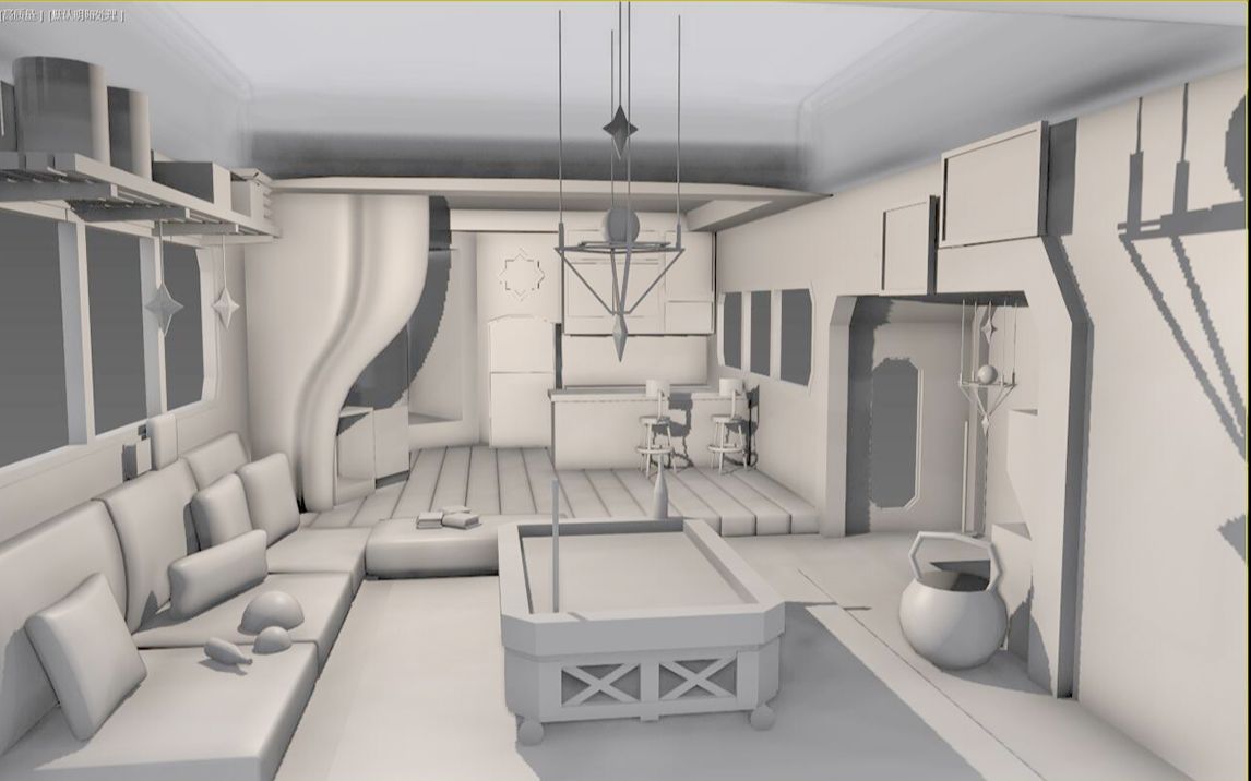 【3dmax建模】从拉box开始教你室内场景建模,3dmax基础教程