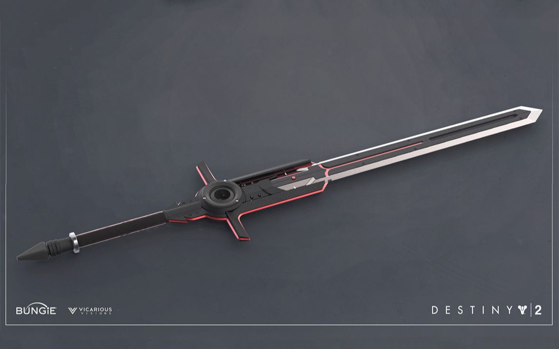 Maya-命运2武器剑模型制作教程。maya建模基础教程