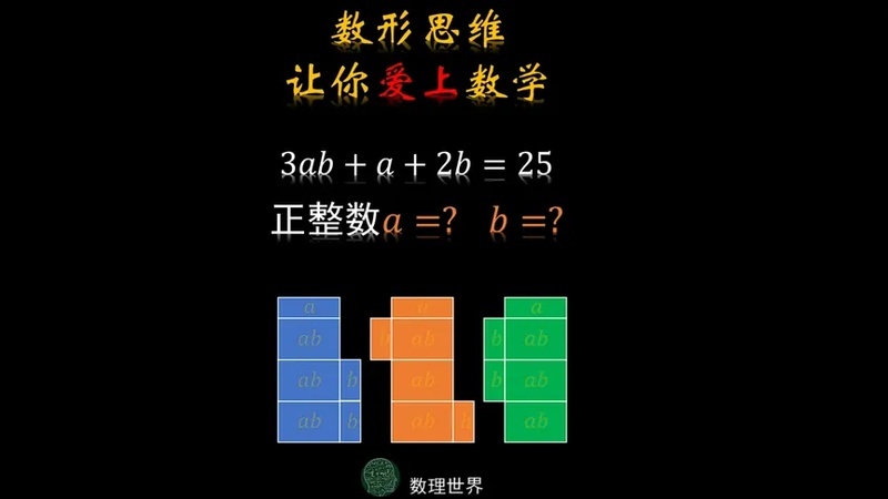 数形结合超级应用 因式分解,让你爱上数学