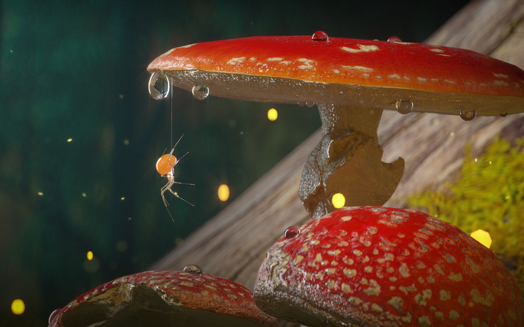 【C4D & OCtane】奇幻小森林动画+渲染 流程步骤