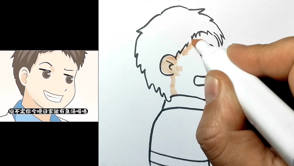 看动画学画画,二次元,动漫推荐,小孩简笔画
