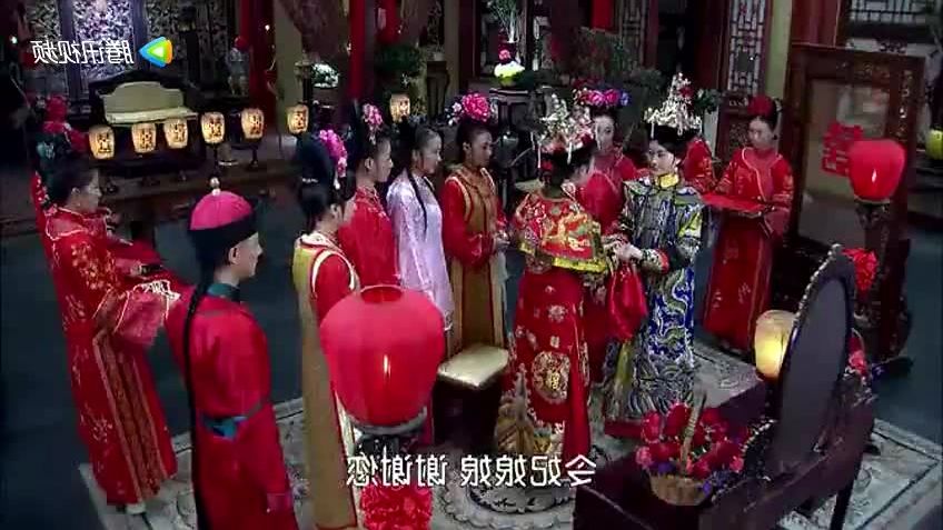 这段《还珠格格》结局:紫薇大婚,和令妃像亲母女般道别!