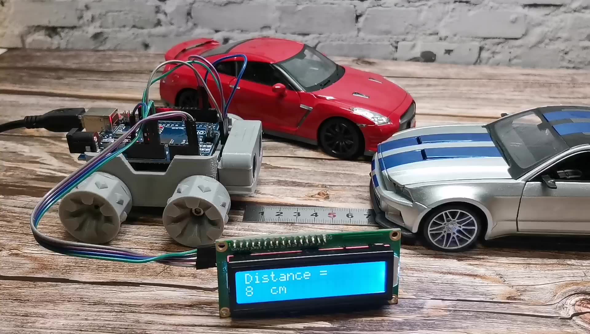 Arduino超声波测距实验