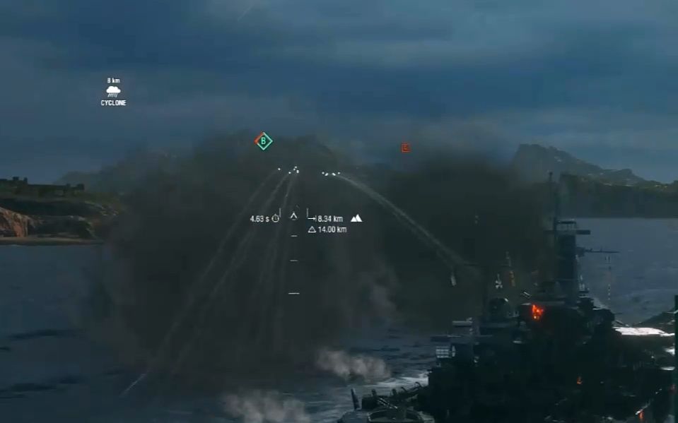 【战舰世界高光片段】必学!盲射高速移动靶——全程灭点米诺陶