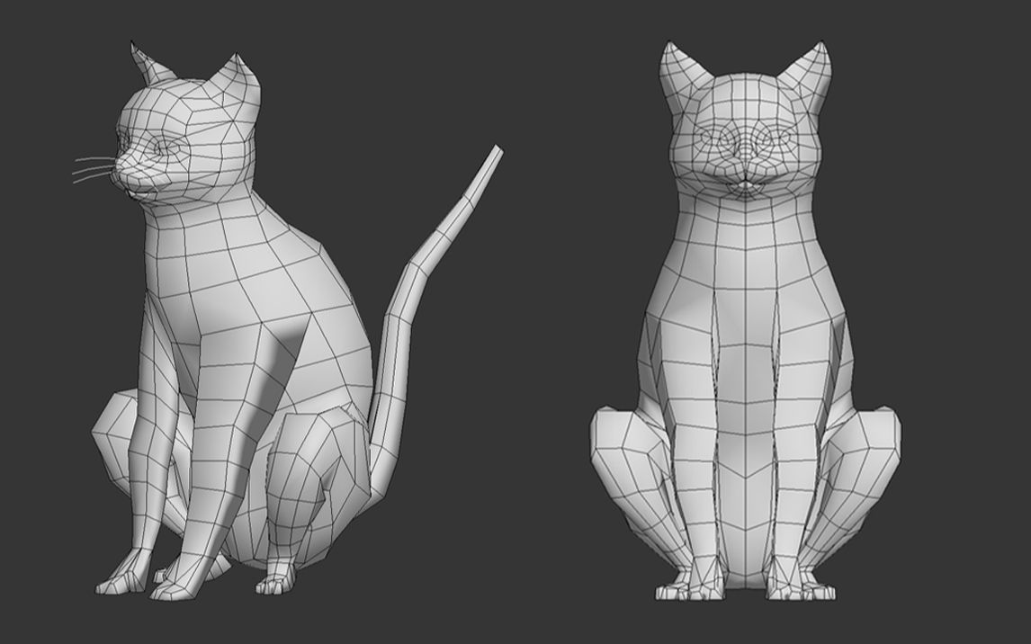 【3dmax建模】动物模型布线详细讲解,MAX零基础人物建模