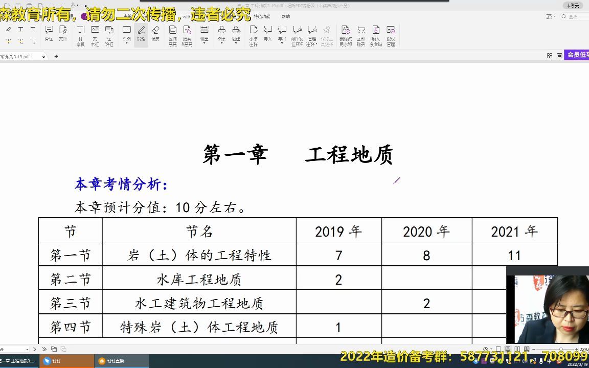 造价水利《工程地质专题》-学习资料-通过率高-名师讲解1