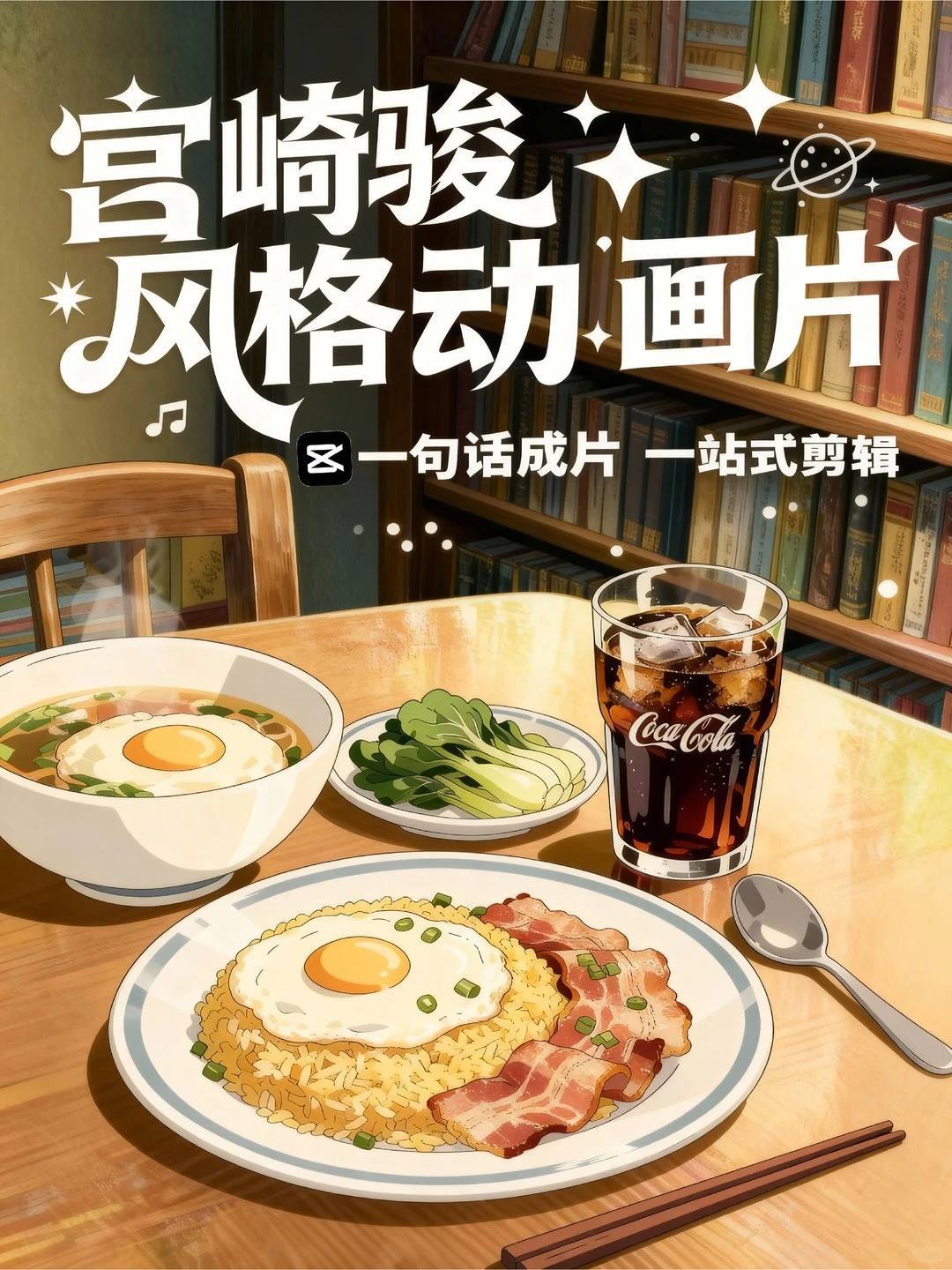 一分钟教你学会一句话制作 治愈系风格动画