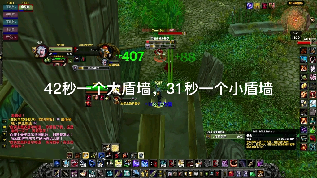 魔兽世界wlk:为什么说乌龟很硬?42秒一个大盾墙31秒一个小盾墙_网络...