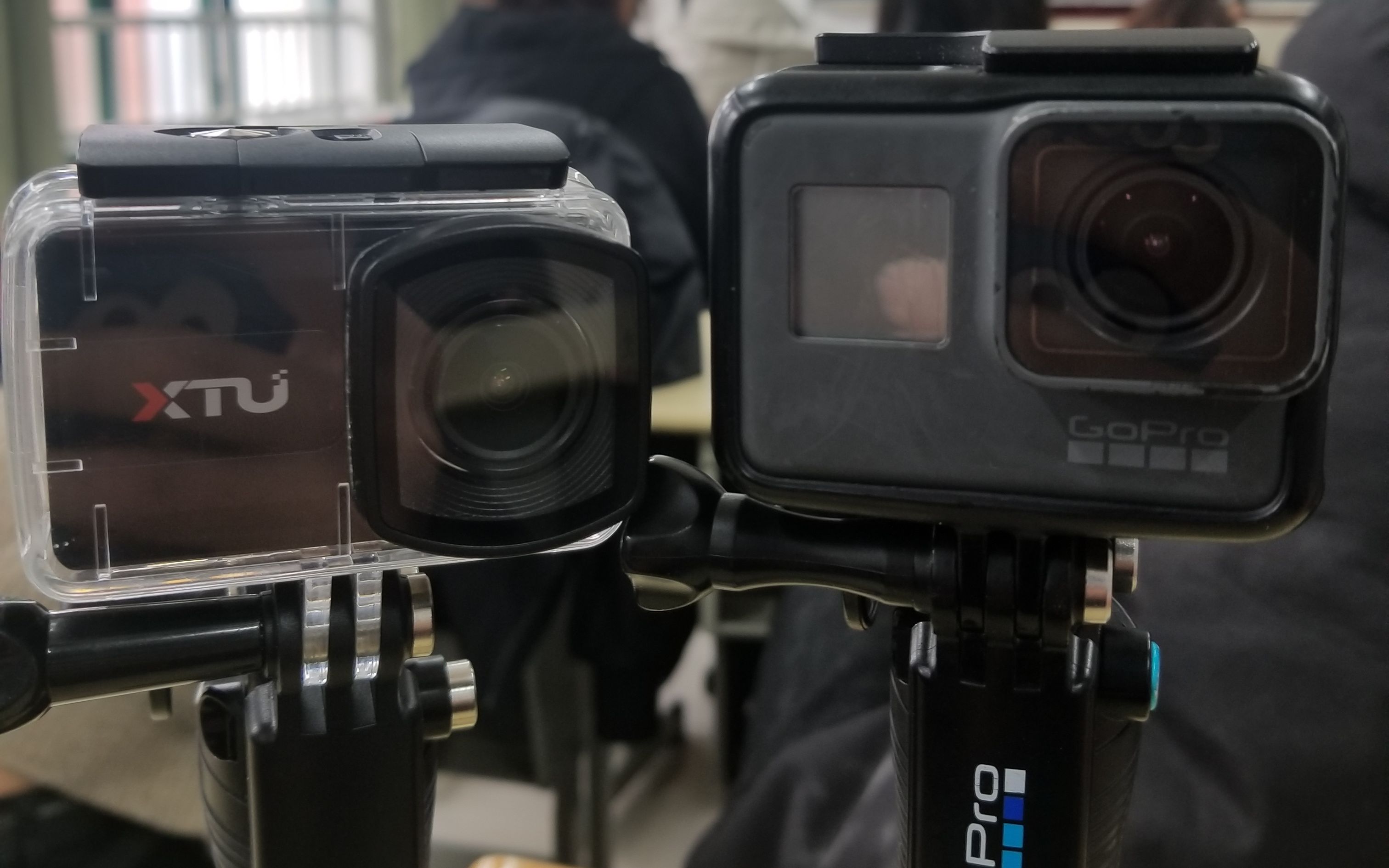 gopro5跟国产运动相机骁途x1的拍摄视频对比