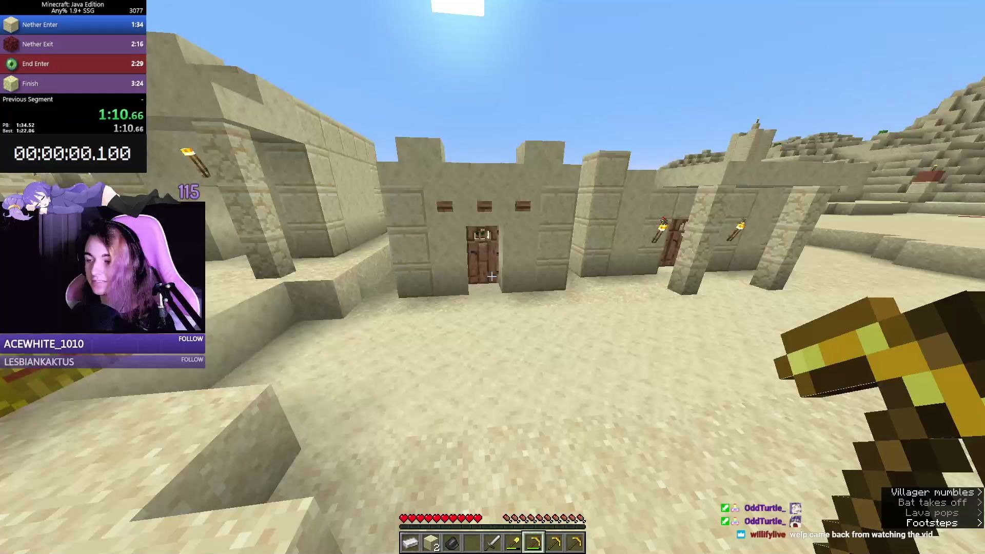 【记录已刷新】3m 00s!Minecraft速通世界纪录(SSG 1.9+) by RadVR