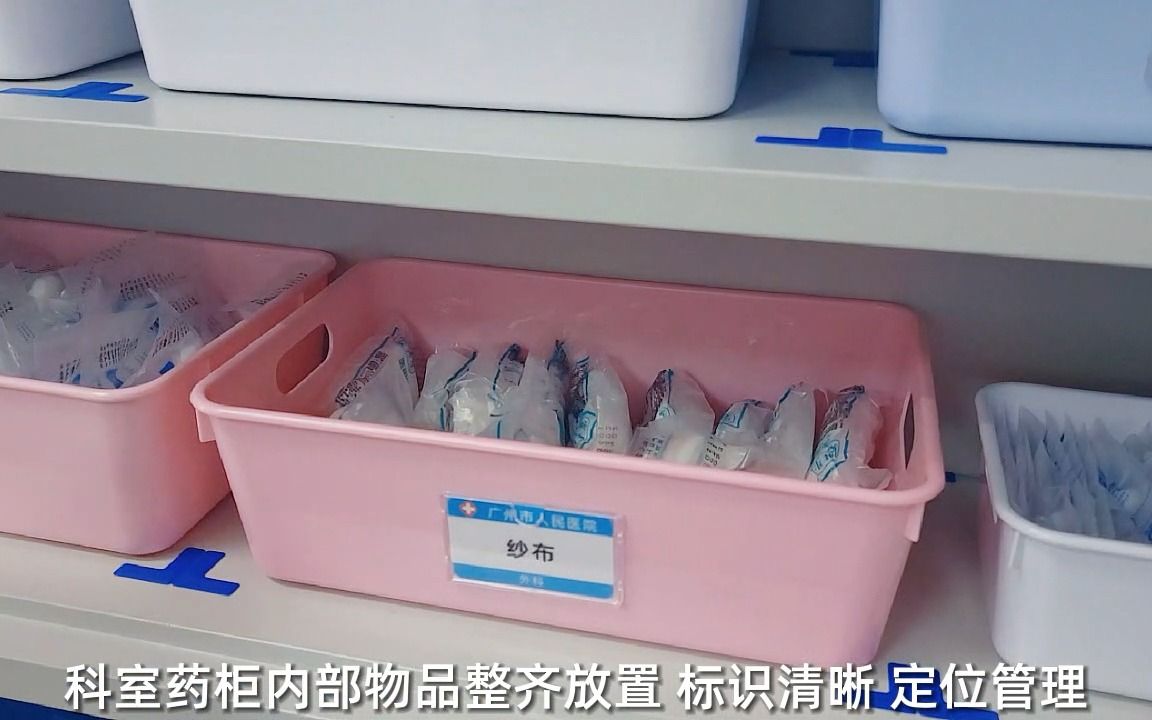 #医院6s管理 科室药柜上物品的6S定位管理,让柜内部物品整齐放置 ...