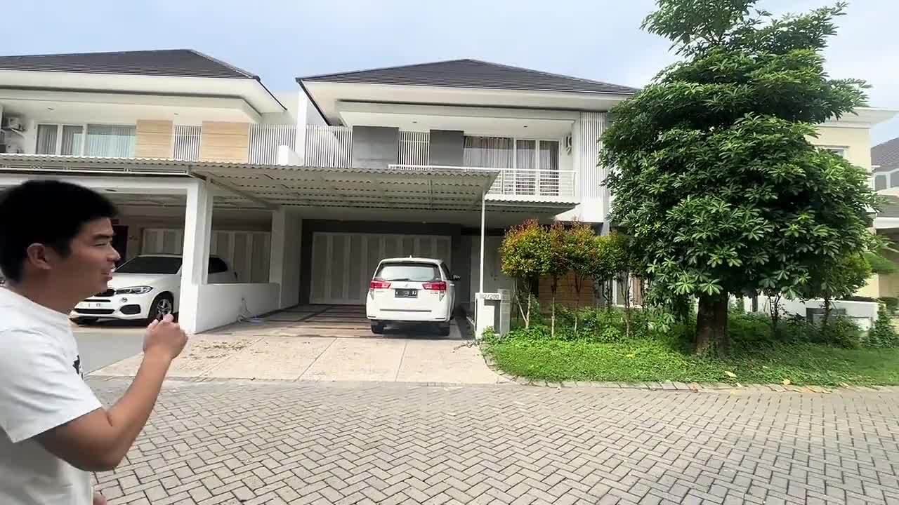 参观印尼200万一栋的别墅,简单装修,这样的环境住着舒服!