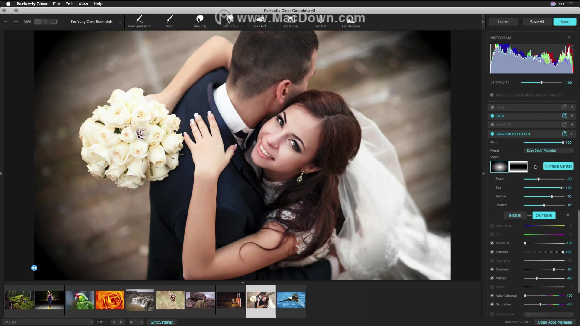 ps-lr磨皮滤镜插件Perfectly Clear mac