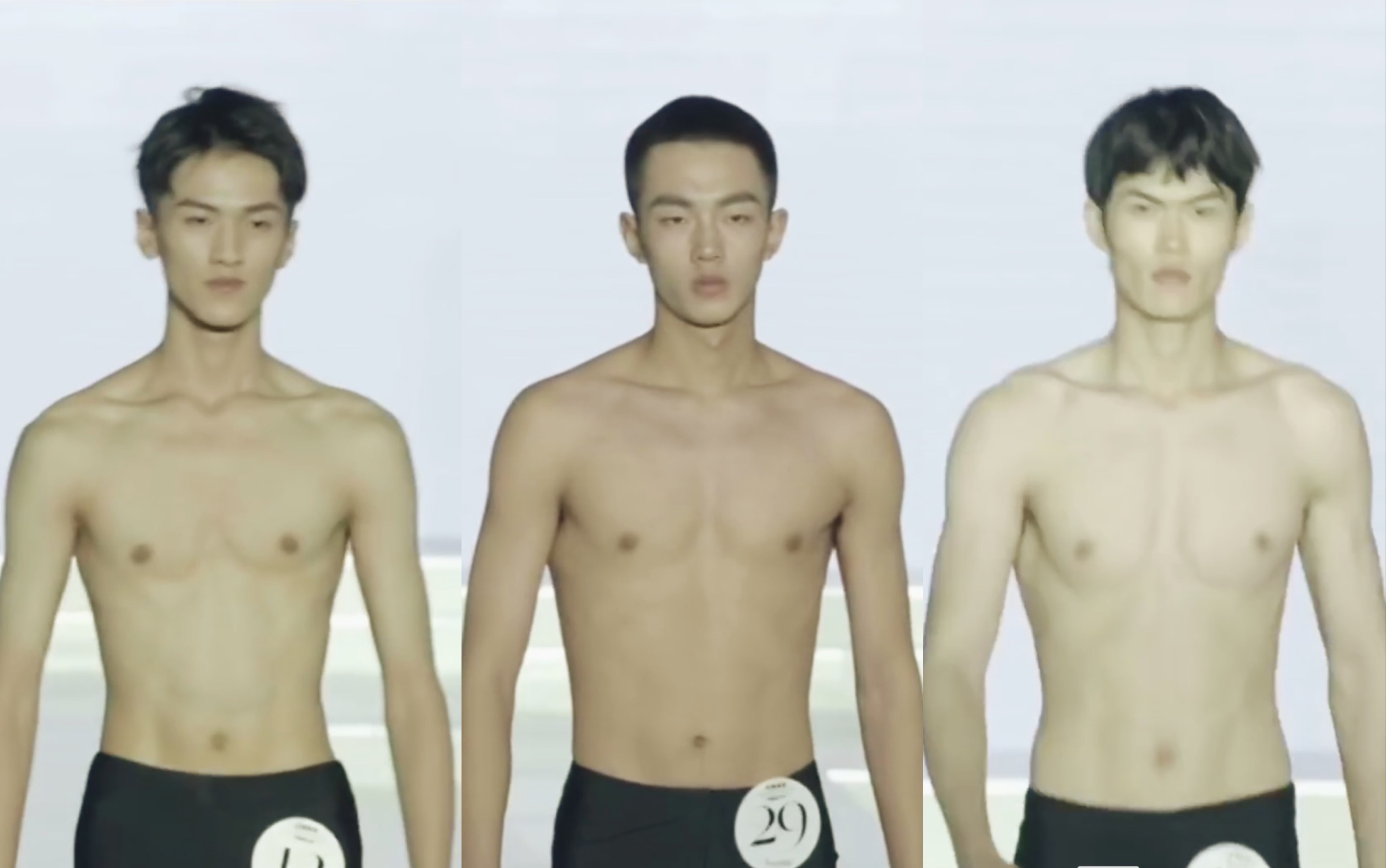 【中国男模】2019龙腾精英模特大赛(男模泳装)