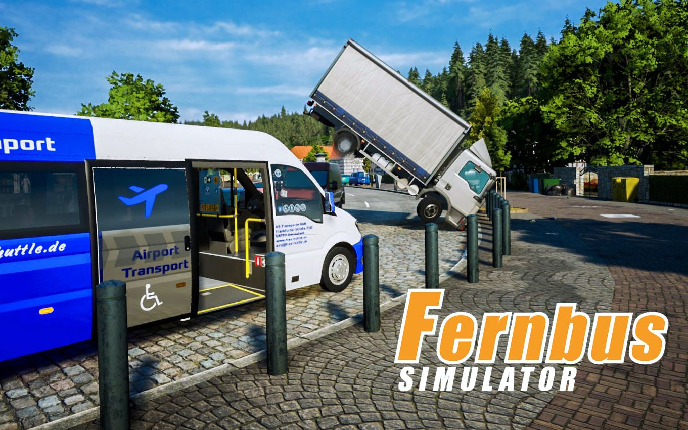 「长途客车模拟」一个bug让本就拥堵的公路雪上加霜 Fernbus Simulator