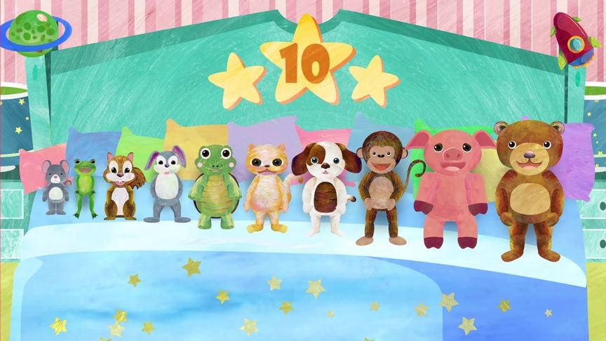 带宝宝简单的认识数字,趣味数字歌