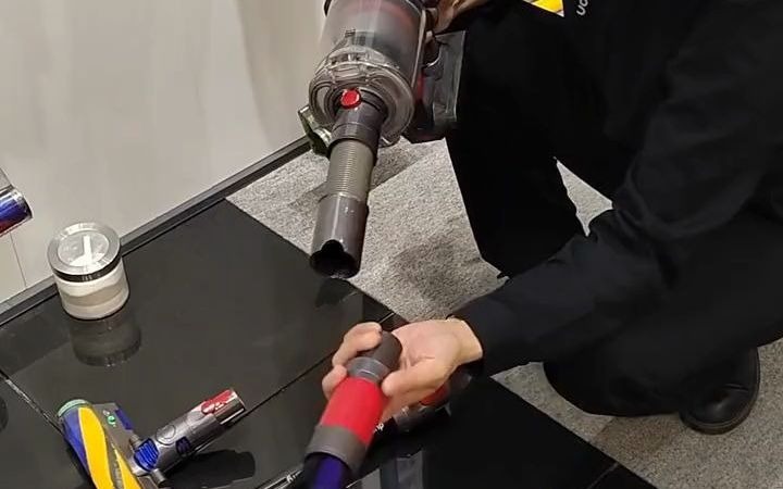 戴森V12F安装及配件的使用方法戴森 戴森吸尘器 高性价比洗地机推荐 ...