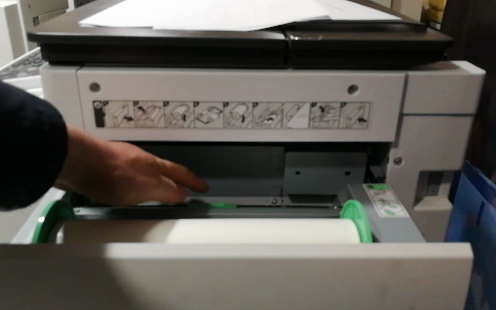 理光3344速印机制版不全,拆解更换打印头步骤