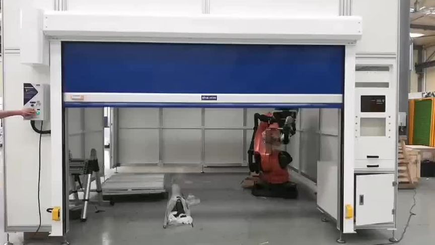 操作间防护快速门#安全防护门