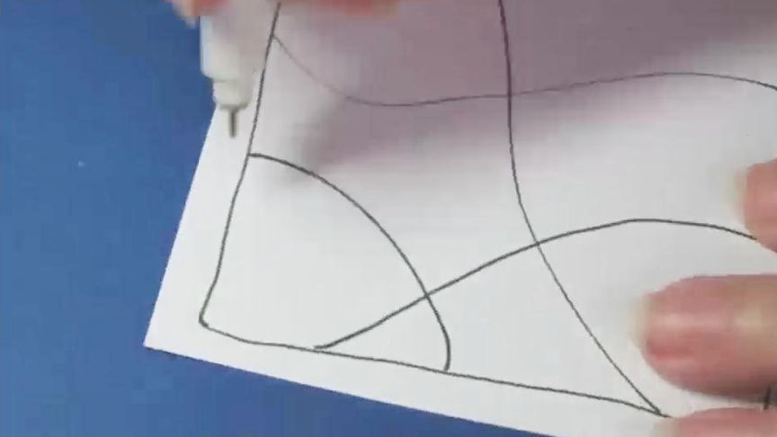 不会画禅绕画没关系,这样画零基础也能画好