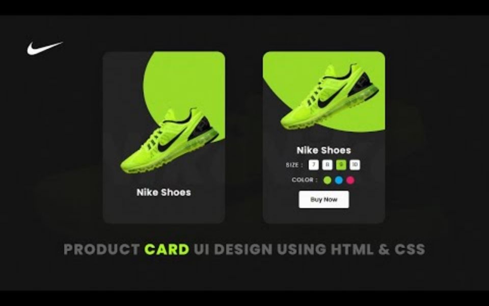 用CSS制作高级感产品卡片