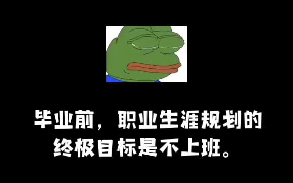职业生涯规划课上定的终极目标是什么呀?