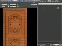 3dmax教程入门到精通室内设计雕花木门建模材质渲染教程