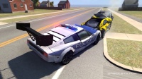 Beamng模拟跑车警车碰撞