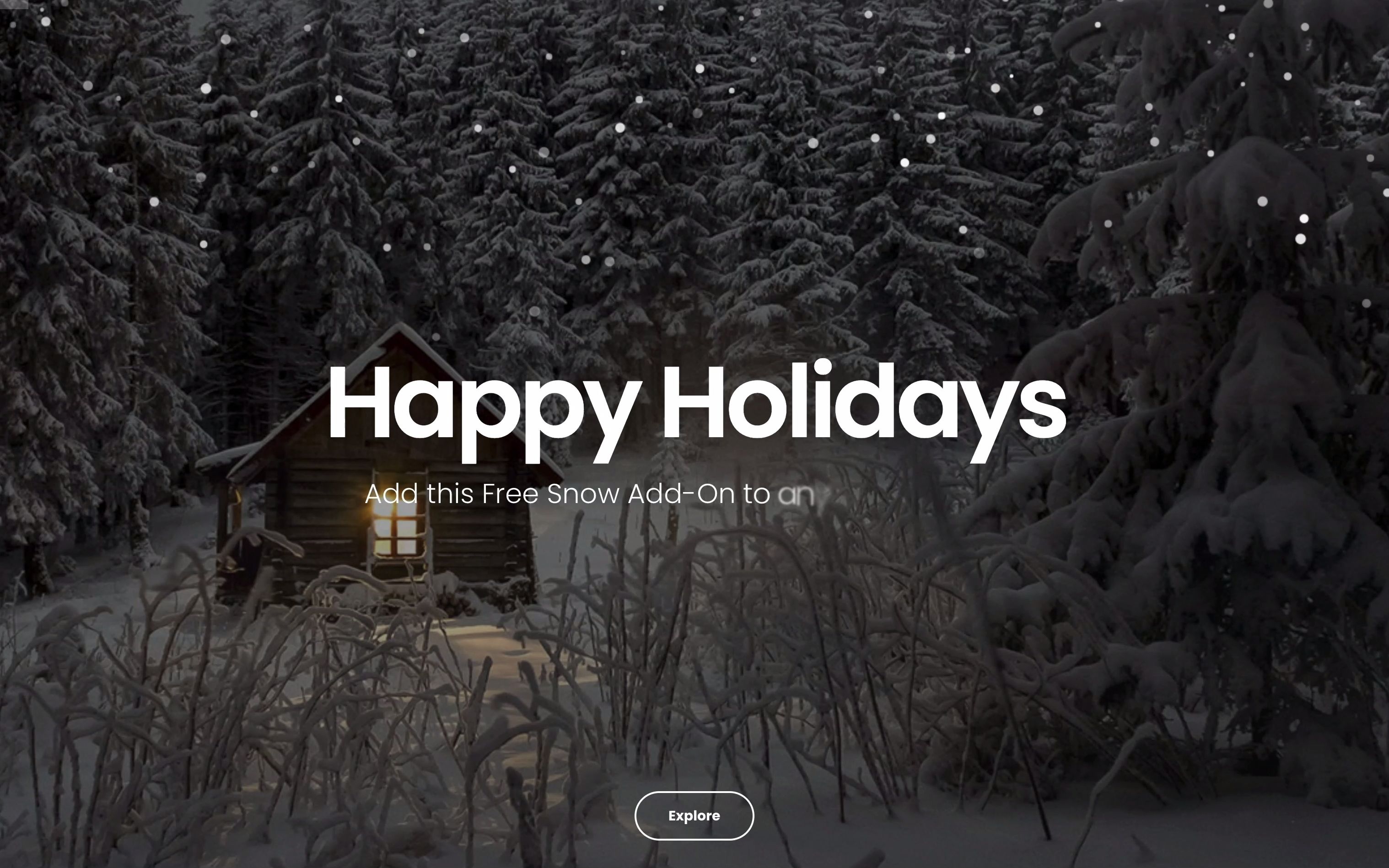 html+css+js实现响应式雪景轮播图页面