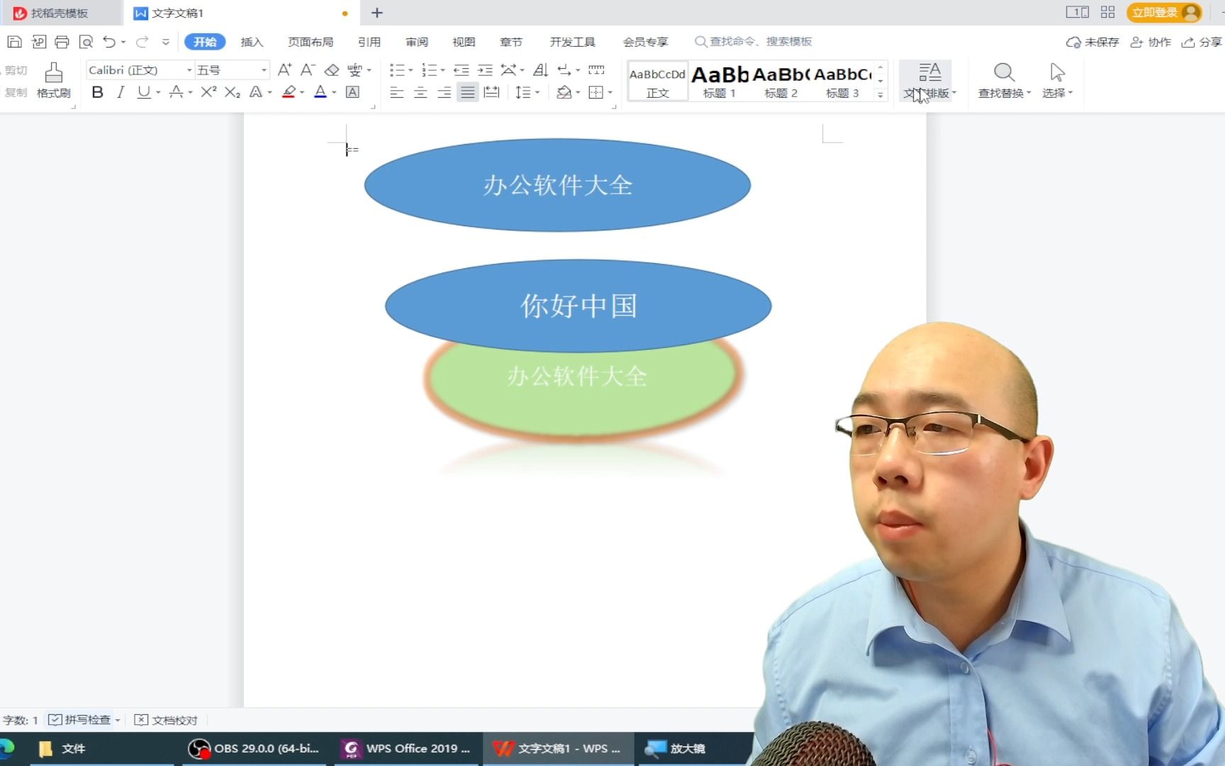 大马老师 零基础学WPS办公 第20课 美化图形