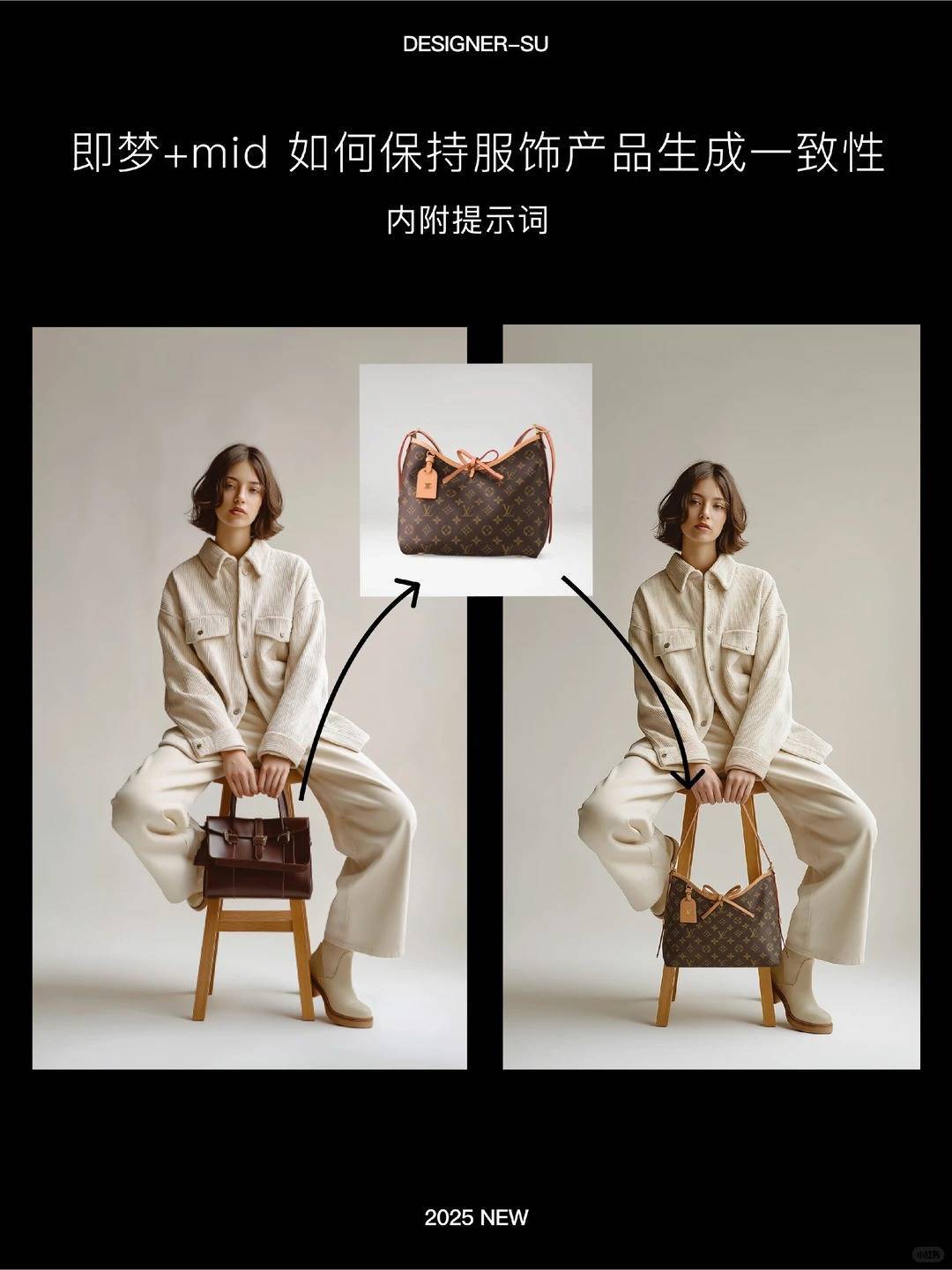 即梦+mid 如何保持服饰产品生成一致性