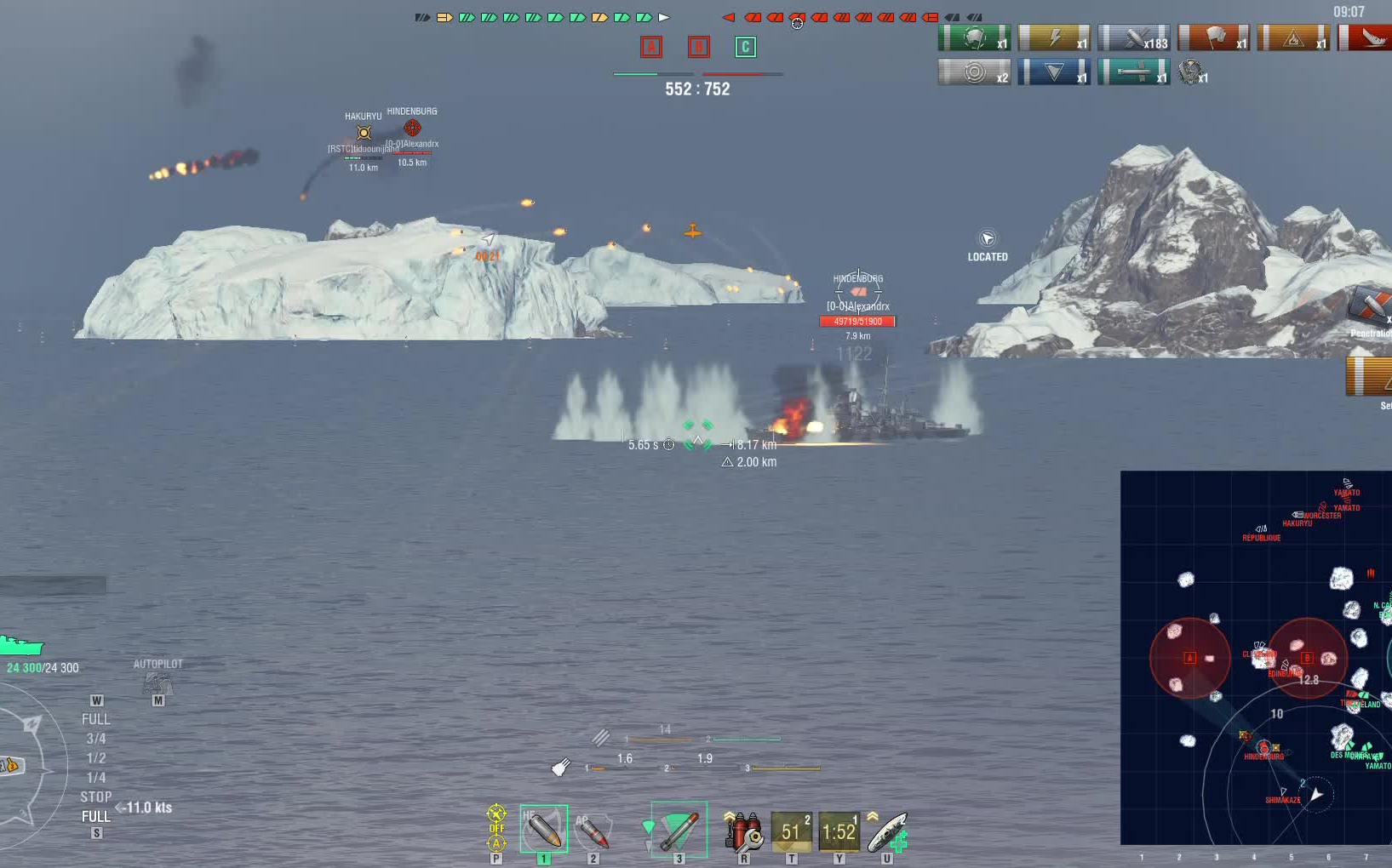 六杀全靠抢人头——战舰世界【果敢】驱逐组队新版航母初试