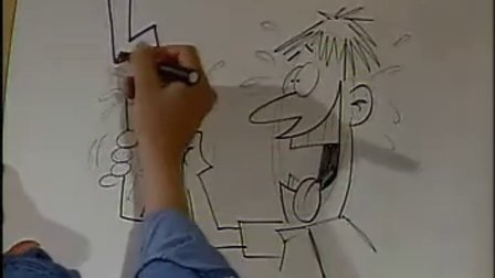 高级简笔画教程-怎样画卡通 No.1