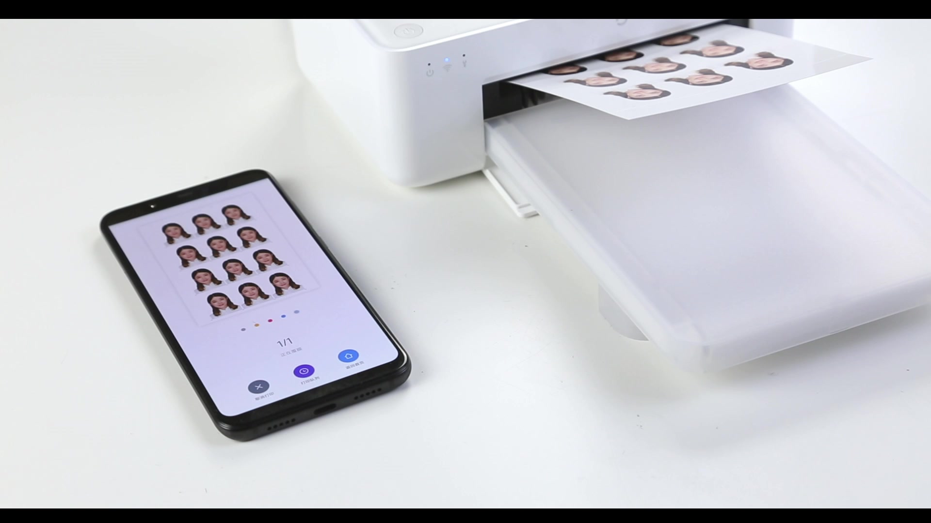 小米米家照片打印机,证件照一键打印超方便!