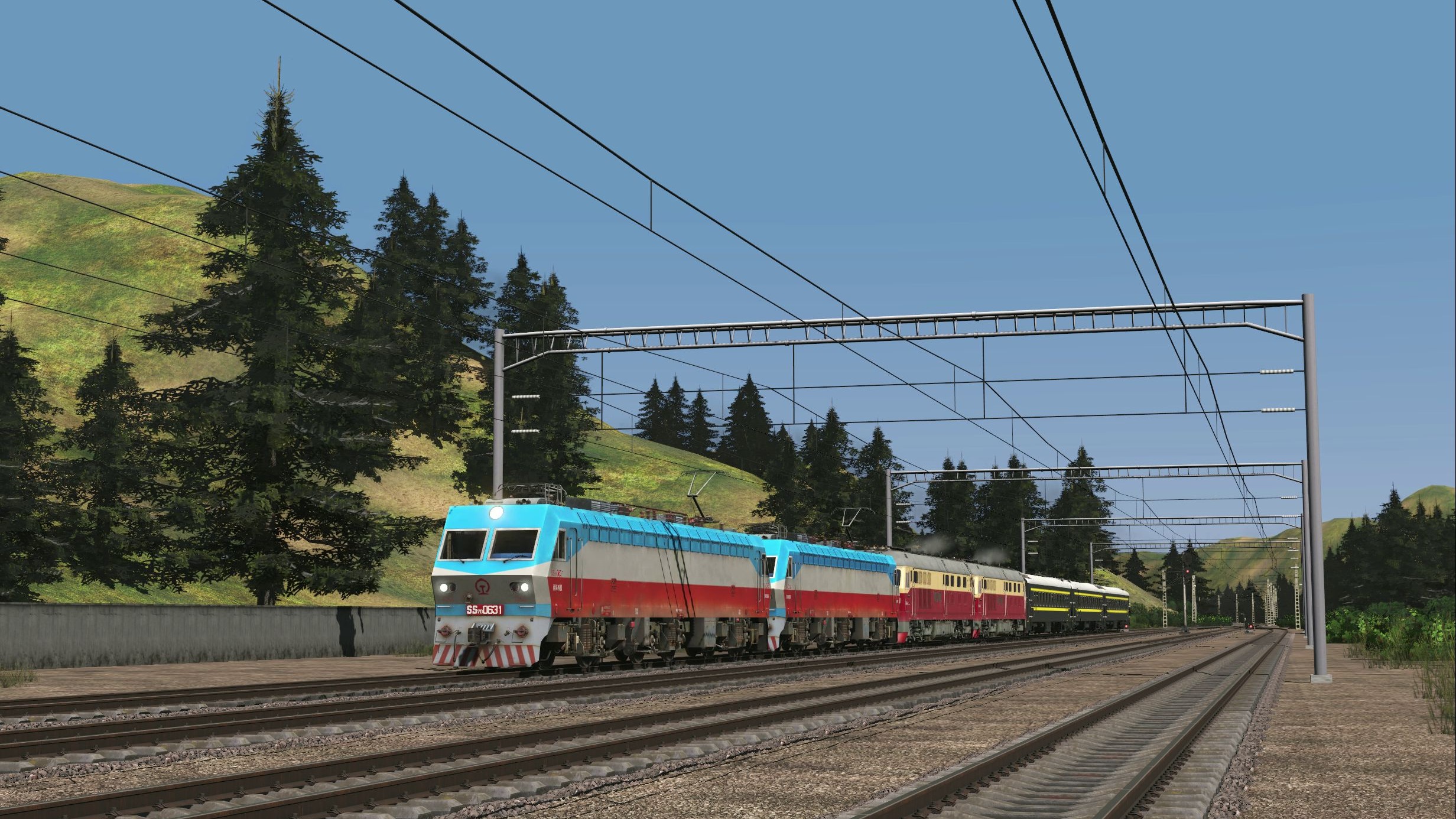 【实况模拟列车2022】混动4机