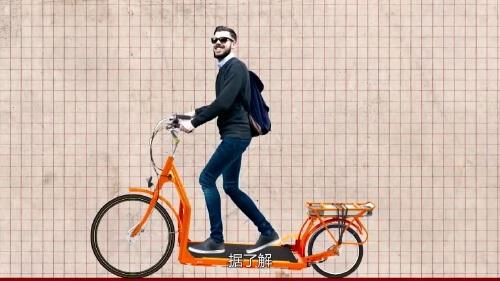 世界首辆"跑步"自行车,没有座椅和踏板,跑在路上很拉风!
