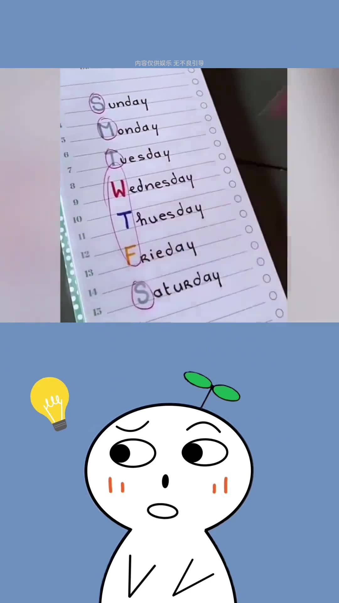 打工人周一到周日的最新英语发音