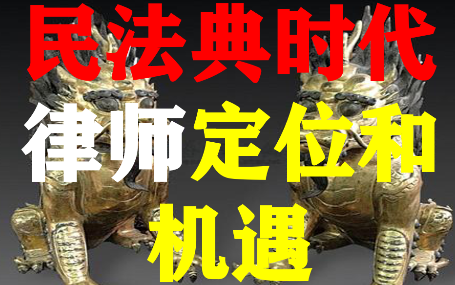 【獬豸骑士】董冬冬:民法典时代律师的定位和机遇